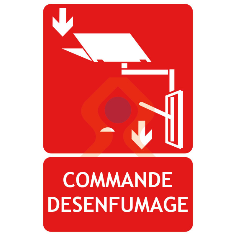 Panneau Commande D senfumage Avec Picto Panneau Commande D senfumage Avec Picto