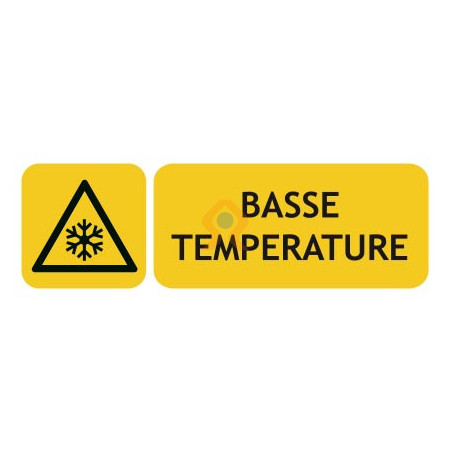 Panneaux danger basse température
