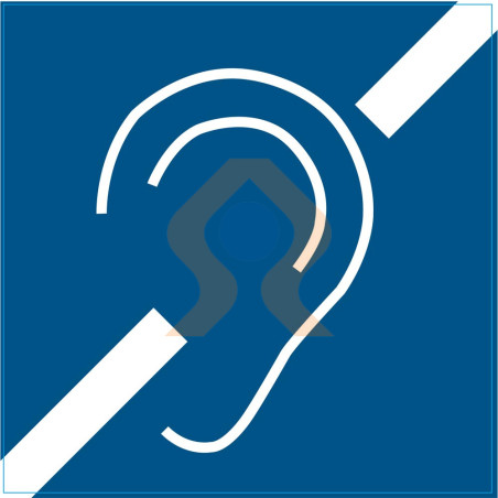 Pictogramme site équipé malentendant handicap et accessibilité