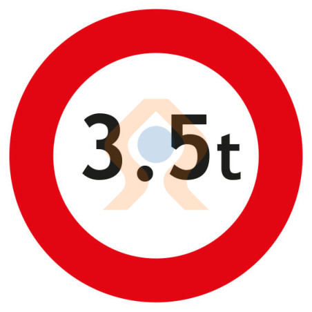 Panneau poids limité à personnaliser