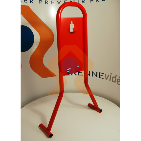 Support au sol pour extincteur 6 ou 9 kg
