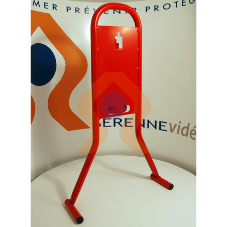 Support au sol pour extincteur 6 ou 9 kg