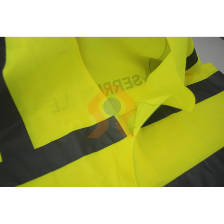 Gilet de sécurité fluo pour évacuation guide file